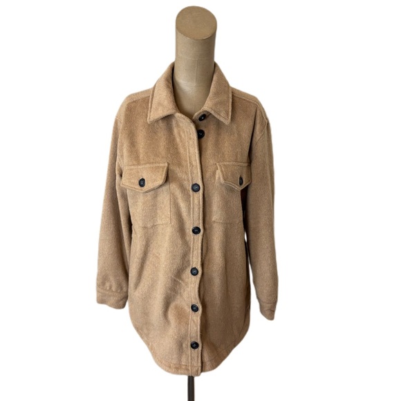 Thread & Supply | Jackets & Coats | Nwt Thread Supply Tan Shacket ...